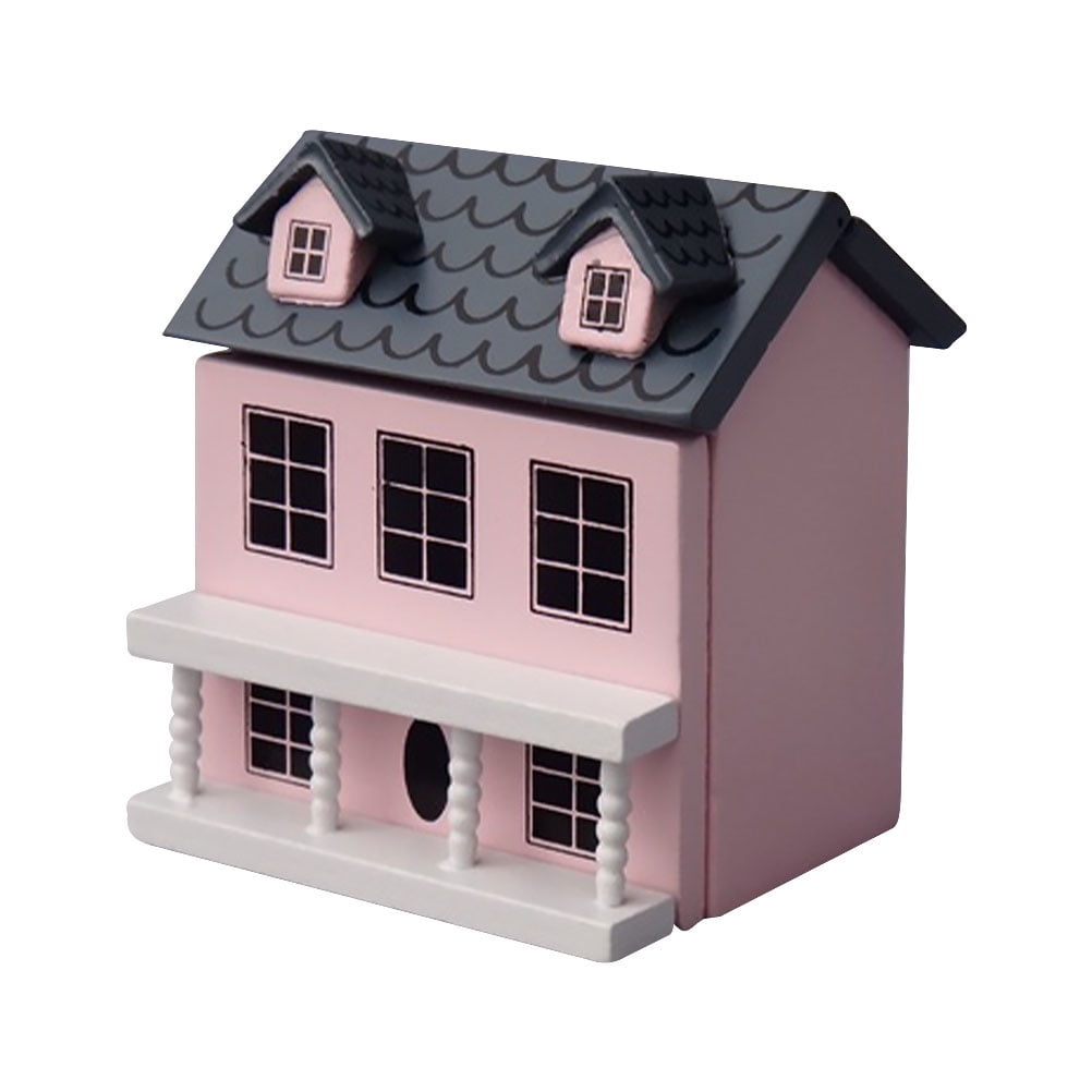 Miniature House Model Tiny Wooden House Decorative Model House Adorable ...