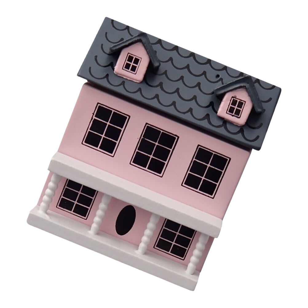 Miniature House Model Tiny Wooden House Decorative Model House Adorable ...