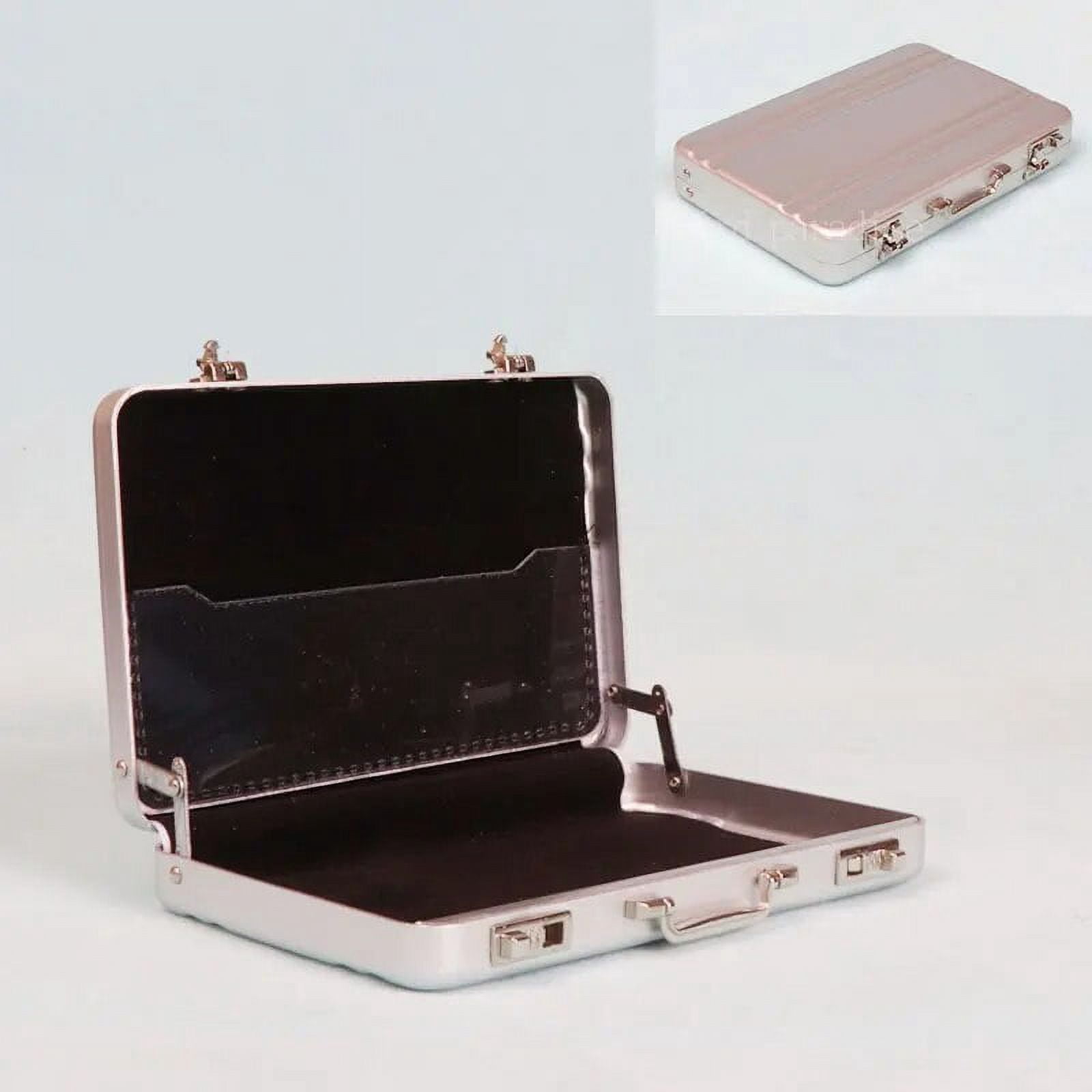 Miniature Items 1/6 Simulation Mini Golden Brick Bullion Cash Money Box ...