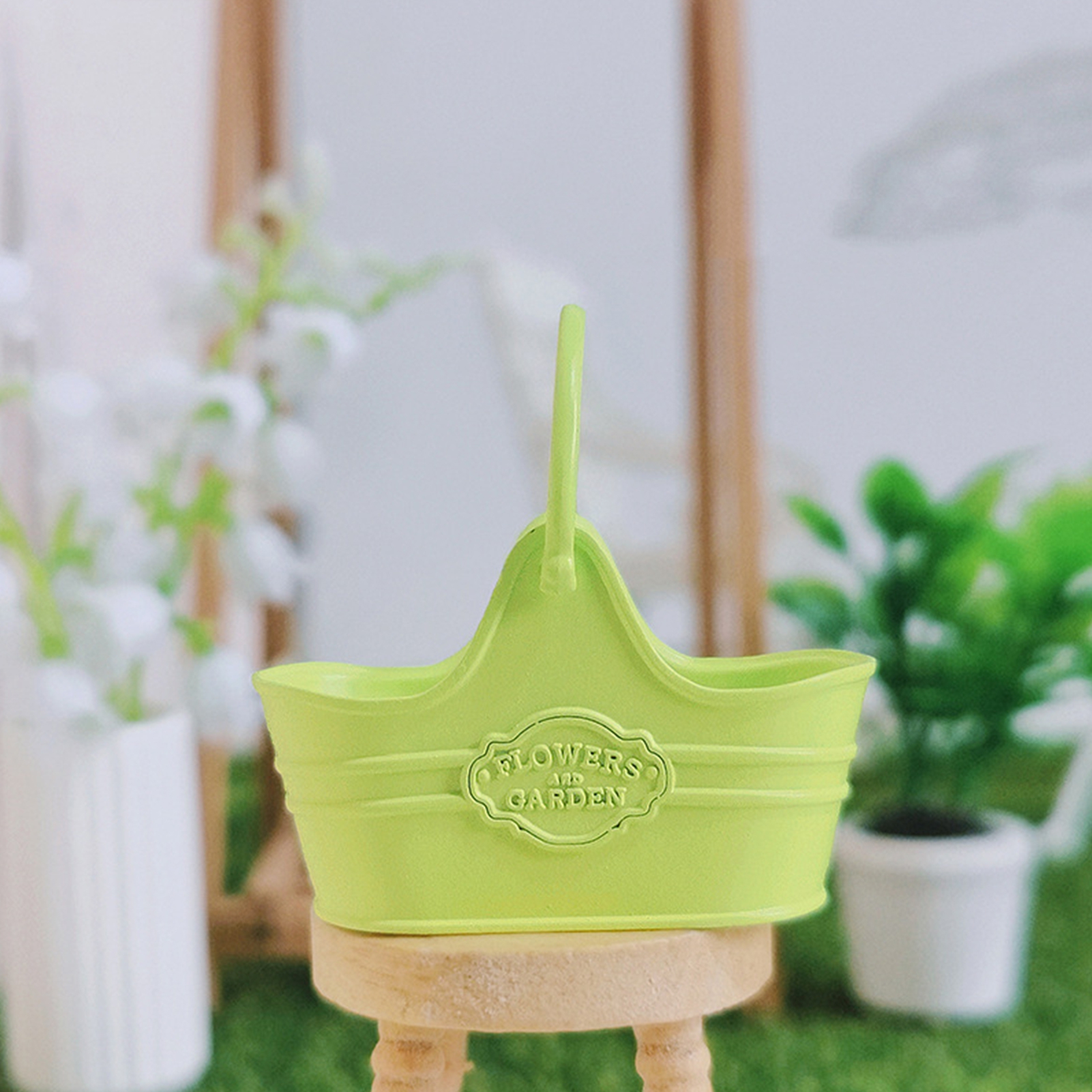 Miniature Metal Flower Basket – Small Picnic Baskets with Handles for ...