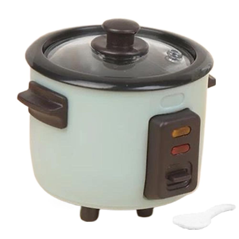 Miniature Mini Rice Cooker Model Mini Kitchen Food Play 1:12 - Walmart.com