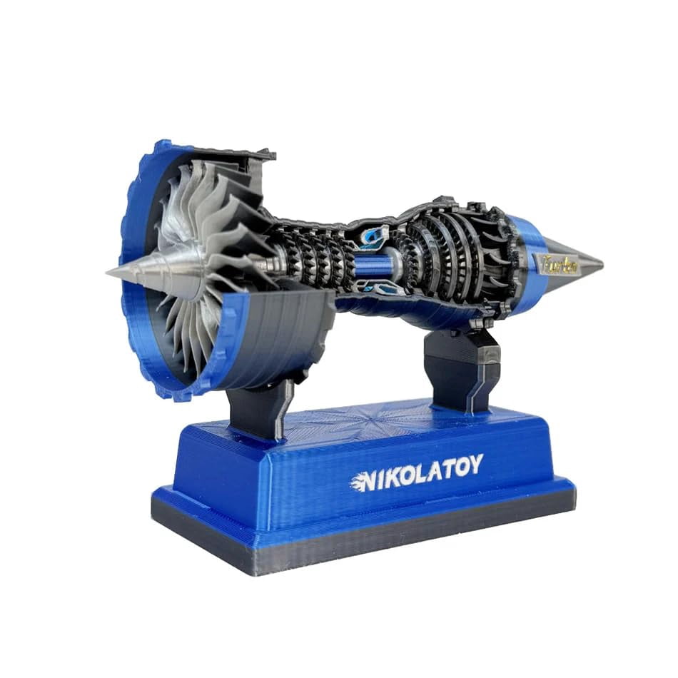 Miniature Miniature Trent 900 Turbofan Engine Model, KMC23D Printed ...