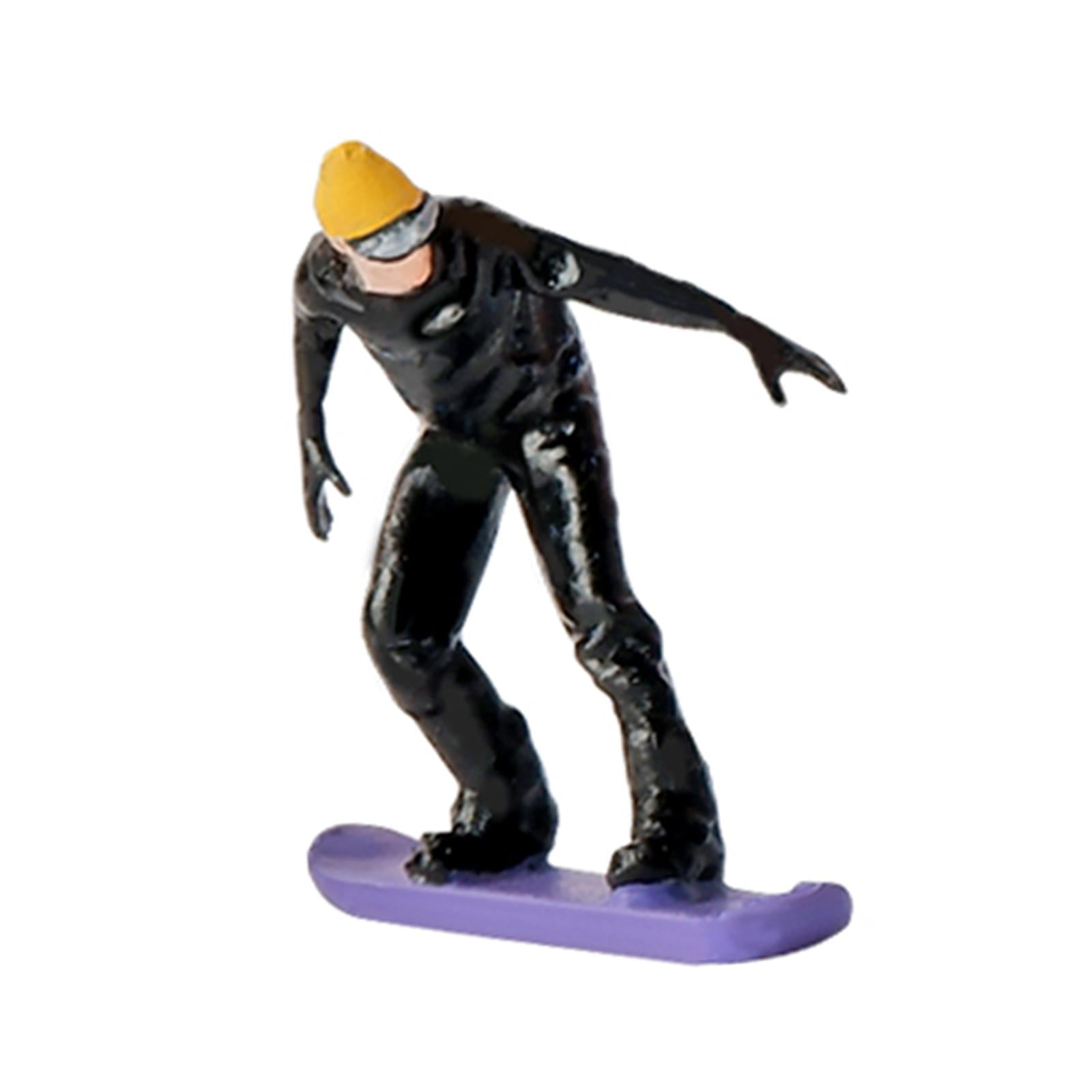 Miniature Model Skiing Figures Tiny People Mini People Model Simulation ...