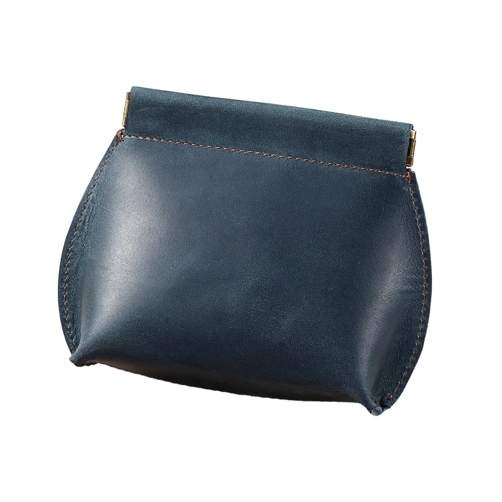 Miniature PU Squeeze Closure Coin Purse Change Pocket Card Holder ...