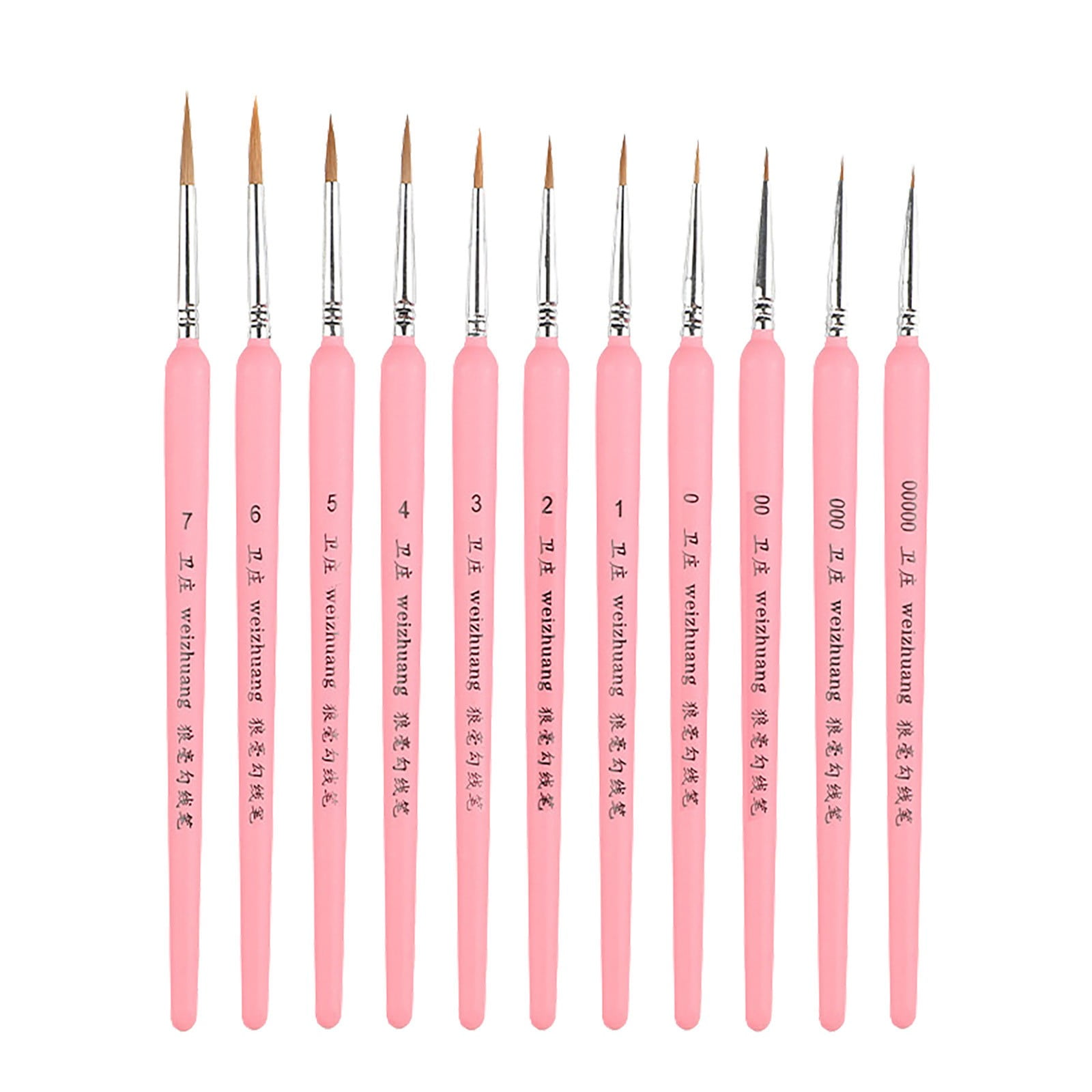 Miniature Paint Brushes, 11PCs Fine Detail Paint Brush Set, Mini Small ...