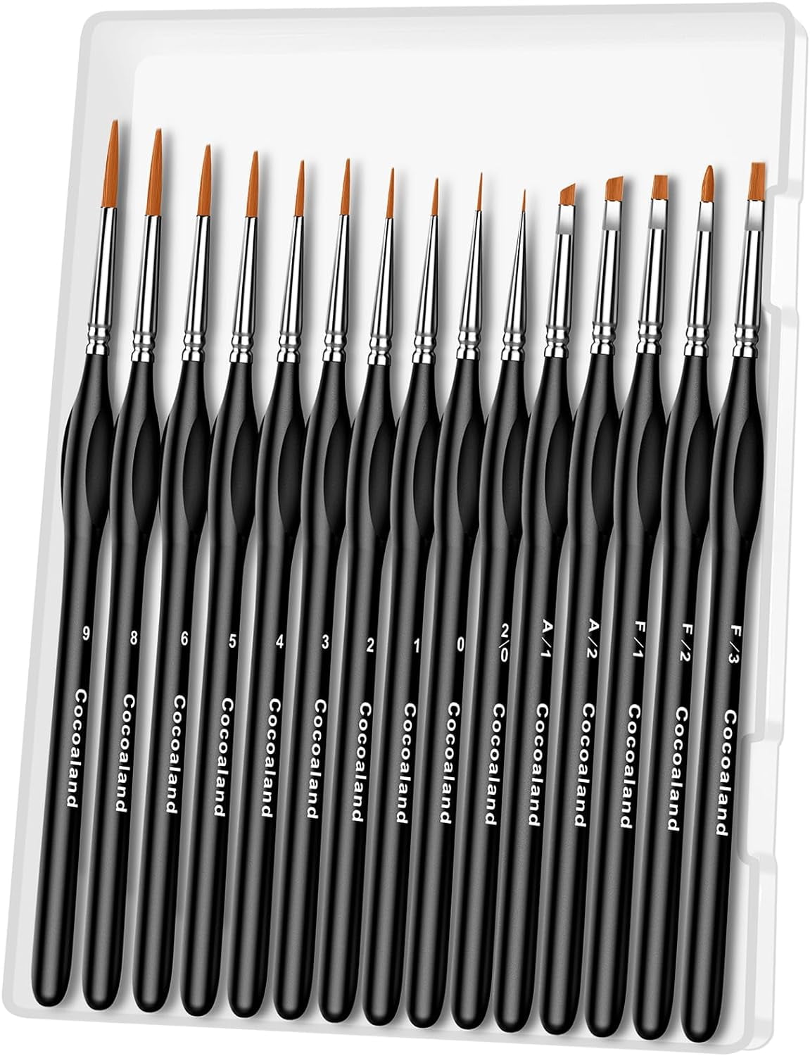 Miniature Paint Brushes,15Pcs Small Fine Tip Paintbrushes, Micro Detail ...
