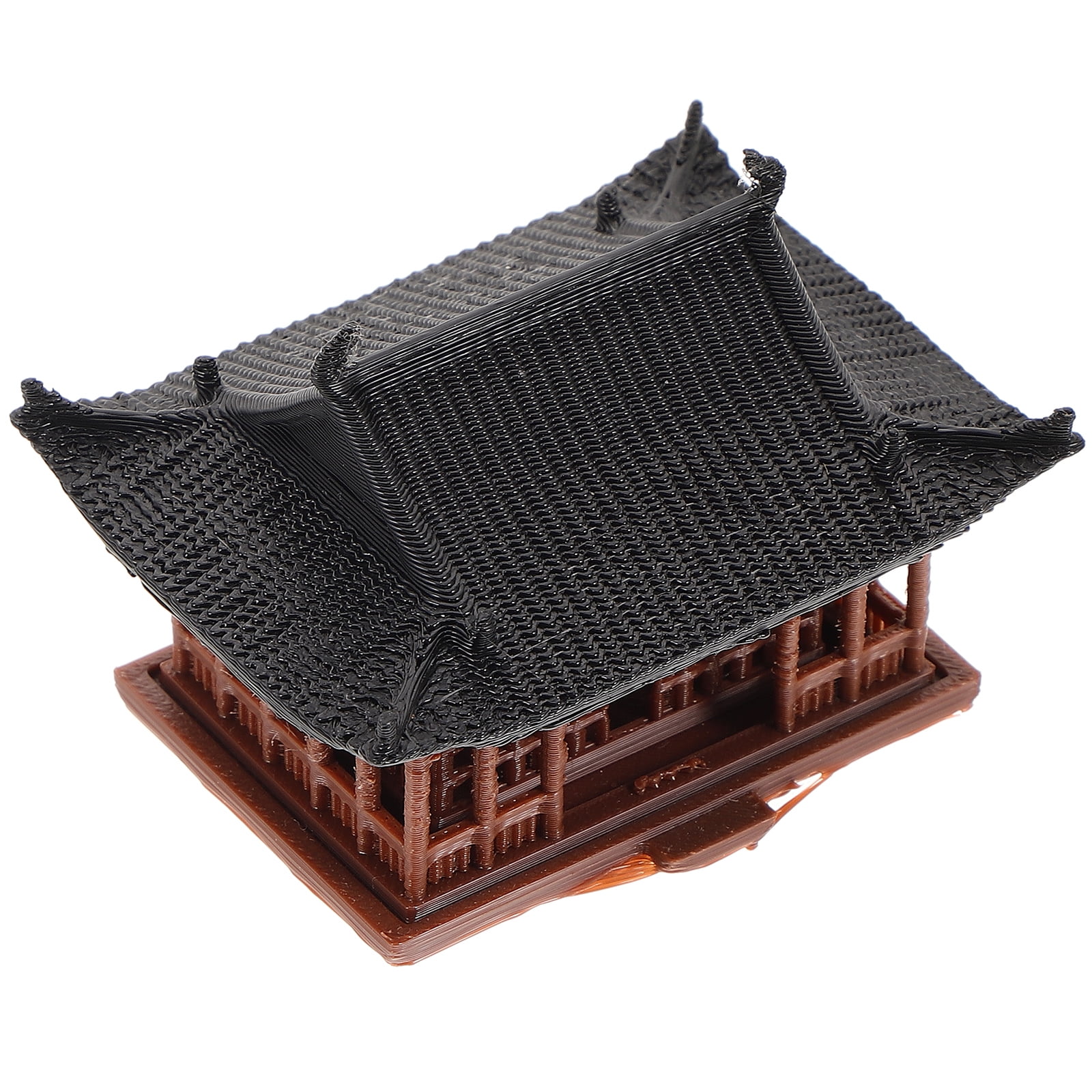 Miniature Pavilion Statue, Japanese Pagoda Model Chinese Bonsai ...