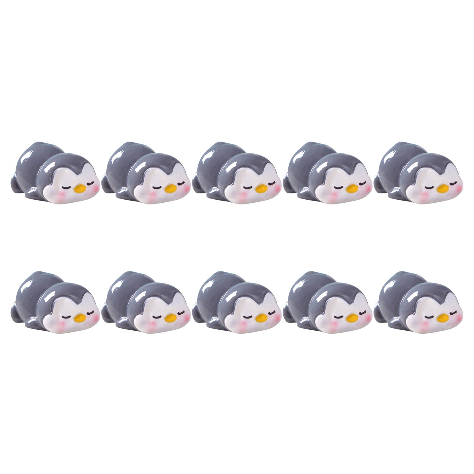 Miniature Penguin Figurines Resin Penguin Cake Topper Mini Penguins ...