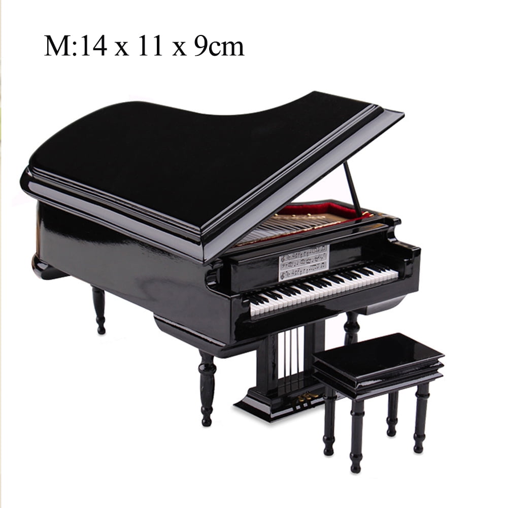 Miniature Piano Model Mini Piano Musical Instrument Ornaments Display ...