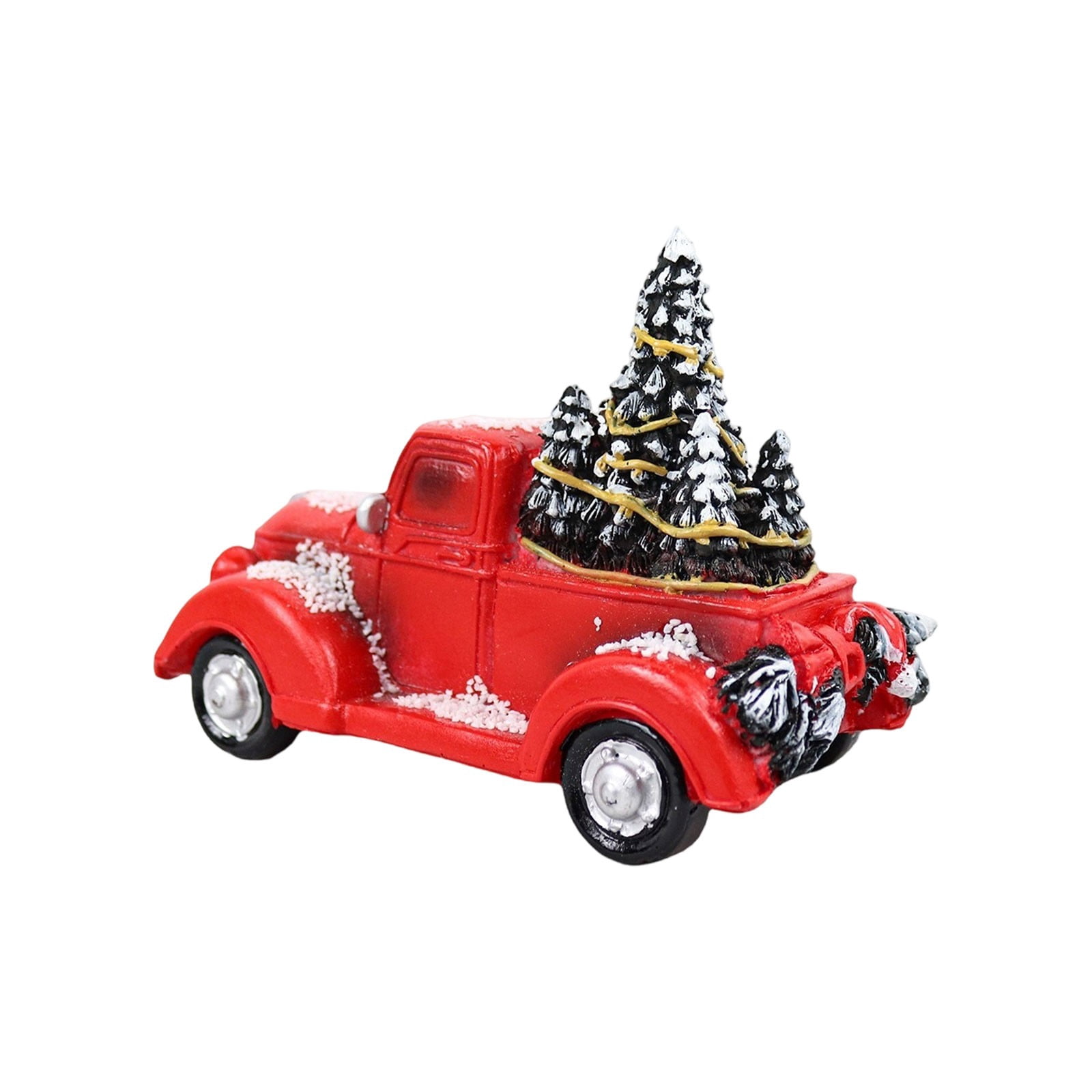 Miniature Pickup Truck Christmas Decoration - Vintage Red Christmas ...