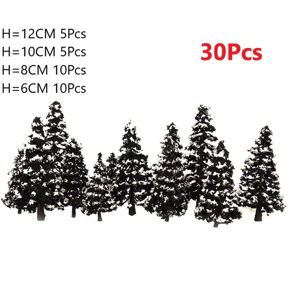 Miniature Pine Model Trees for HO O N Z Scale Scenery Decoration ...