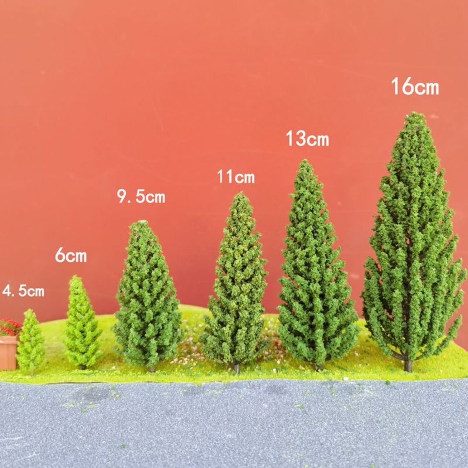 Miniature Pine Tree Model DIY Landscape Scenery Diorama Garden ...
