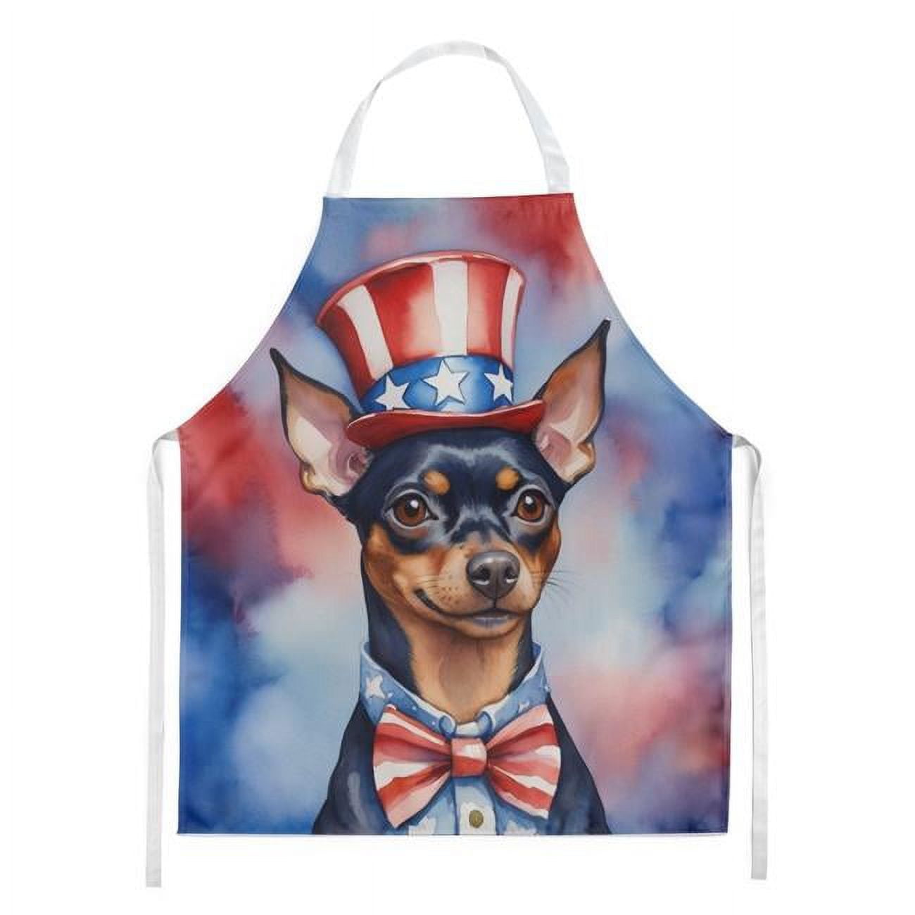 Miniature Pinscher Patriotic American Apron 27 in x 30 in - Walmart.com