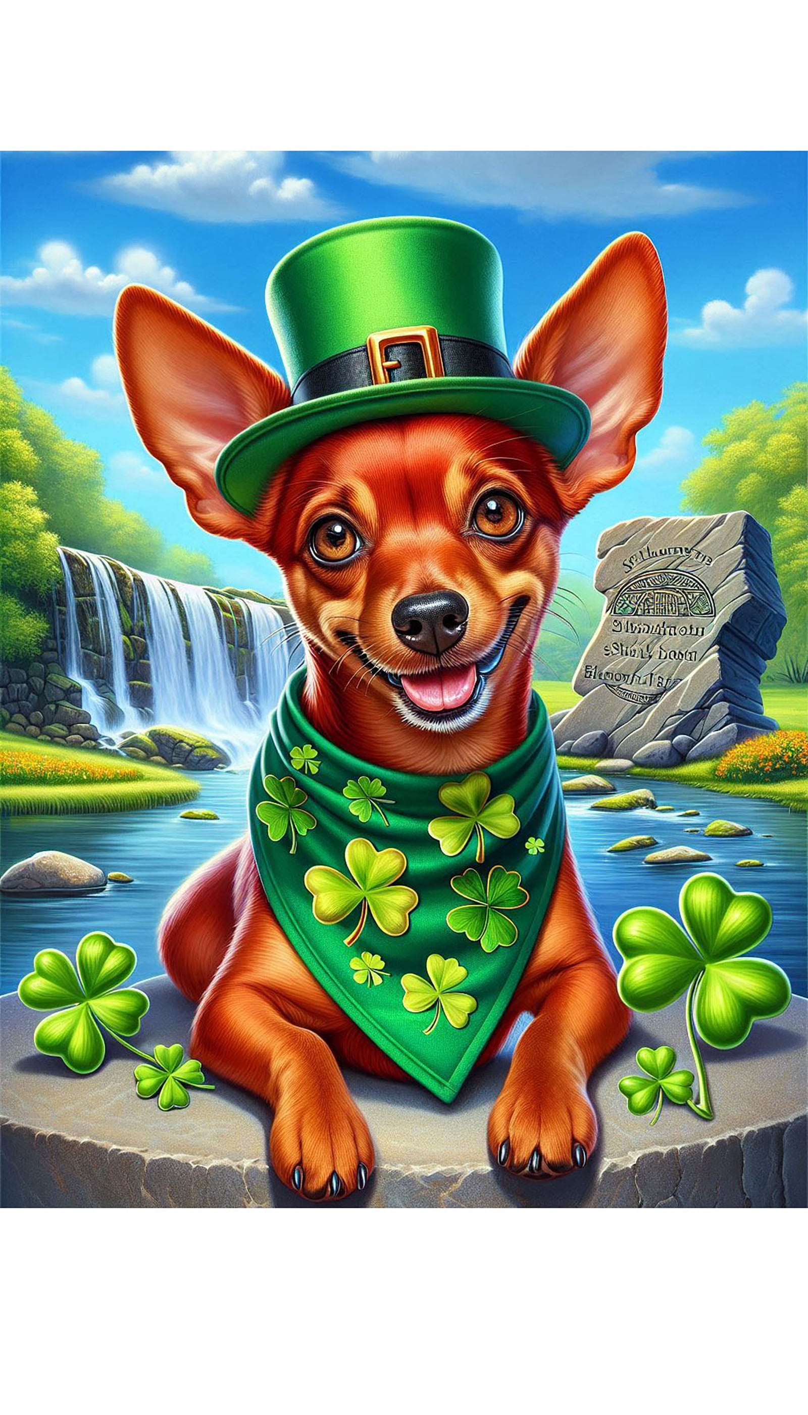 Miniature Pinscher Red Cropped - Best of Breed DCR Saint Patricks Day ...