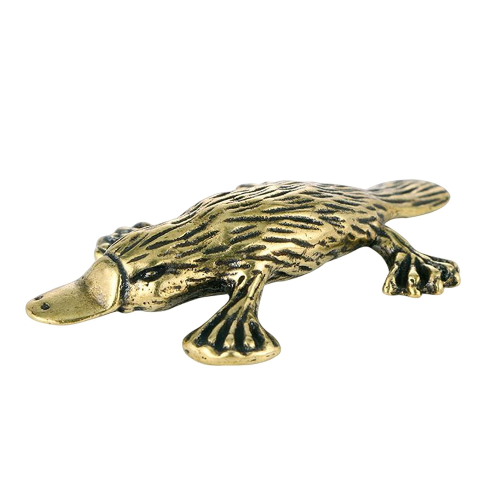 Miniature Platypus Figurine Duckbill Statue Collection for Office Table ...