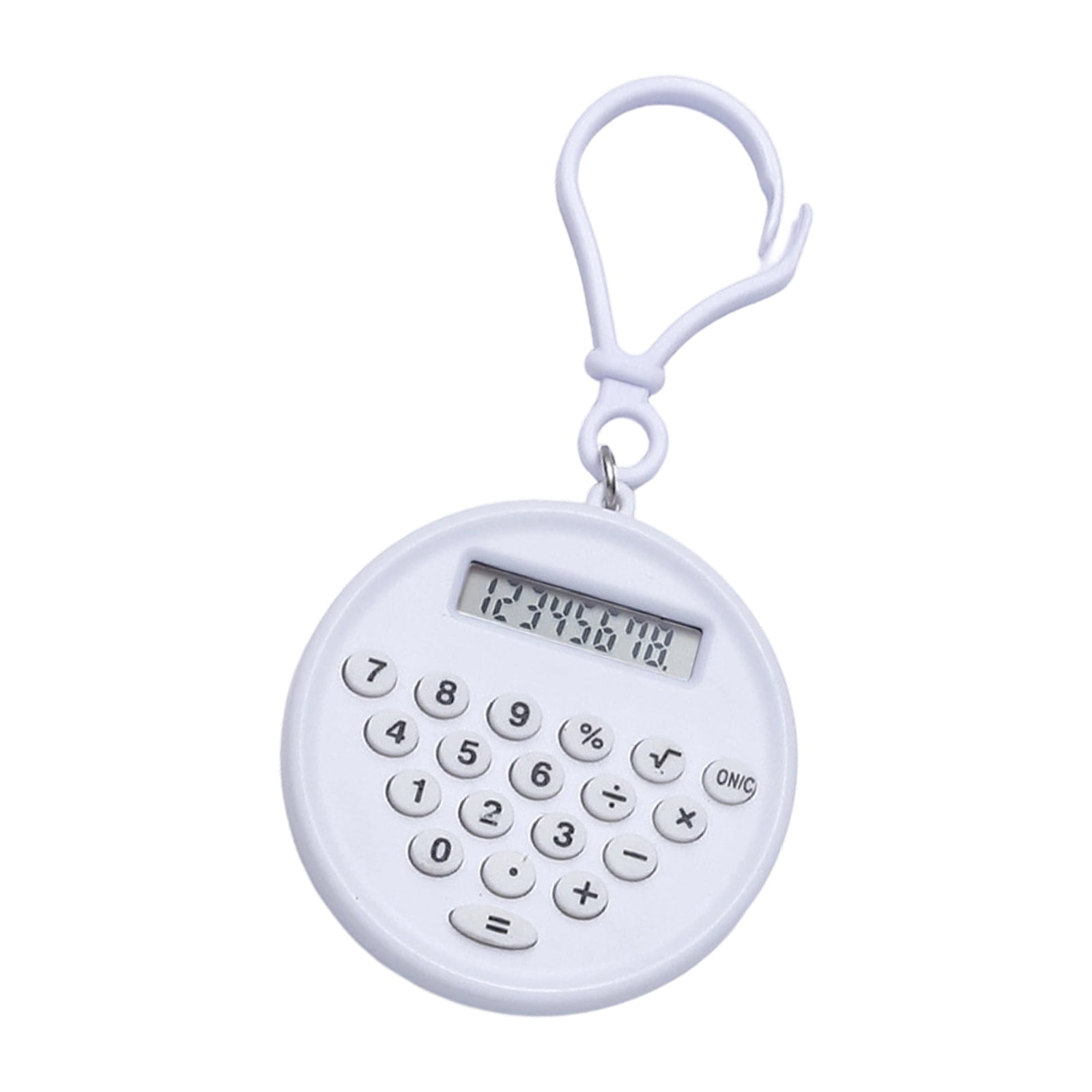 Miniature Quiet Keychain Calculator With 8 Digit Display For Students ...