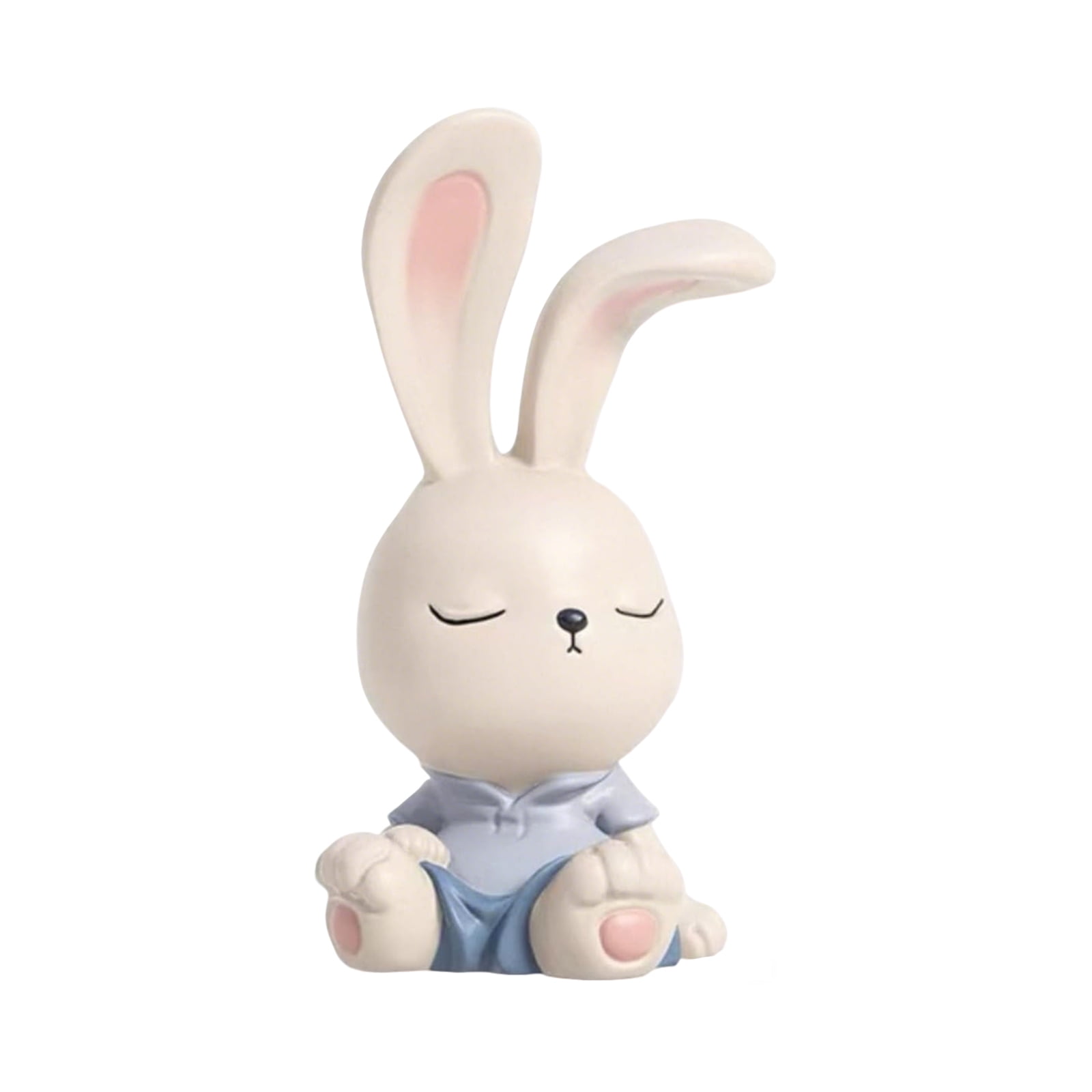 Miniature Rabbit Desktop Sculpture, Home Resin Ornament, Office ...