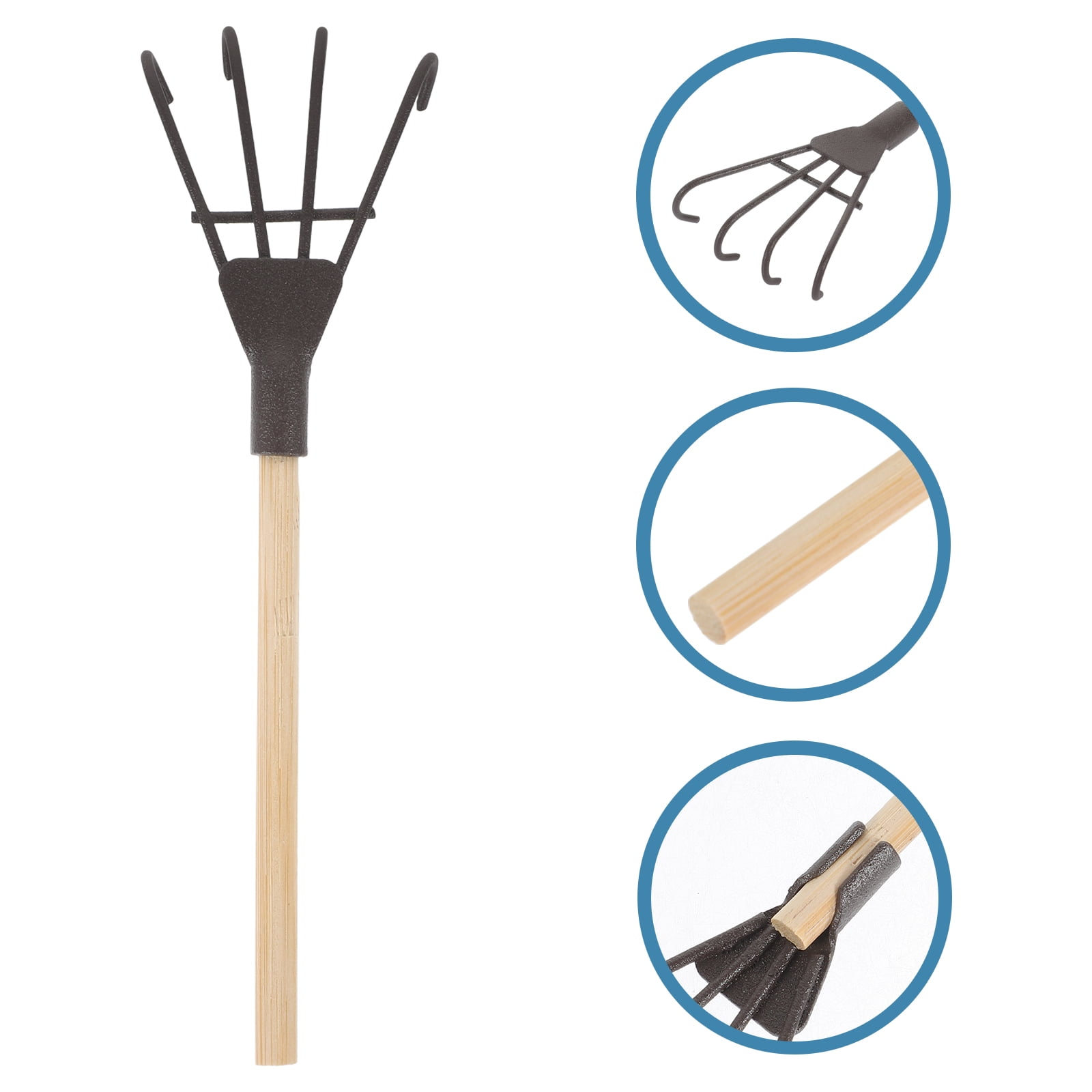 Miniature Rakes Crafts Smooth Rake Landscape Smoothing Rake Sand Rake ...