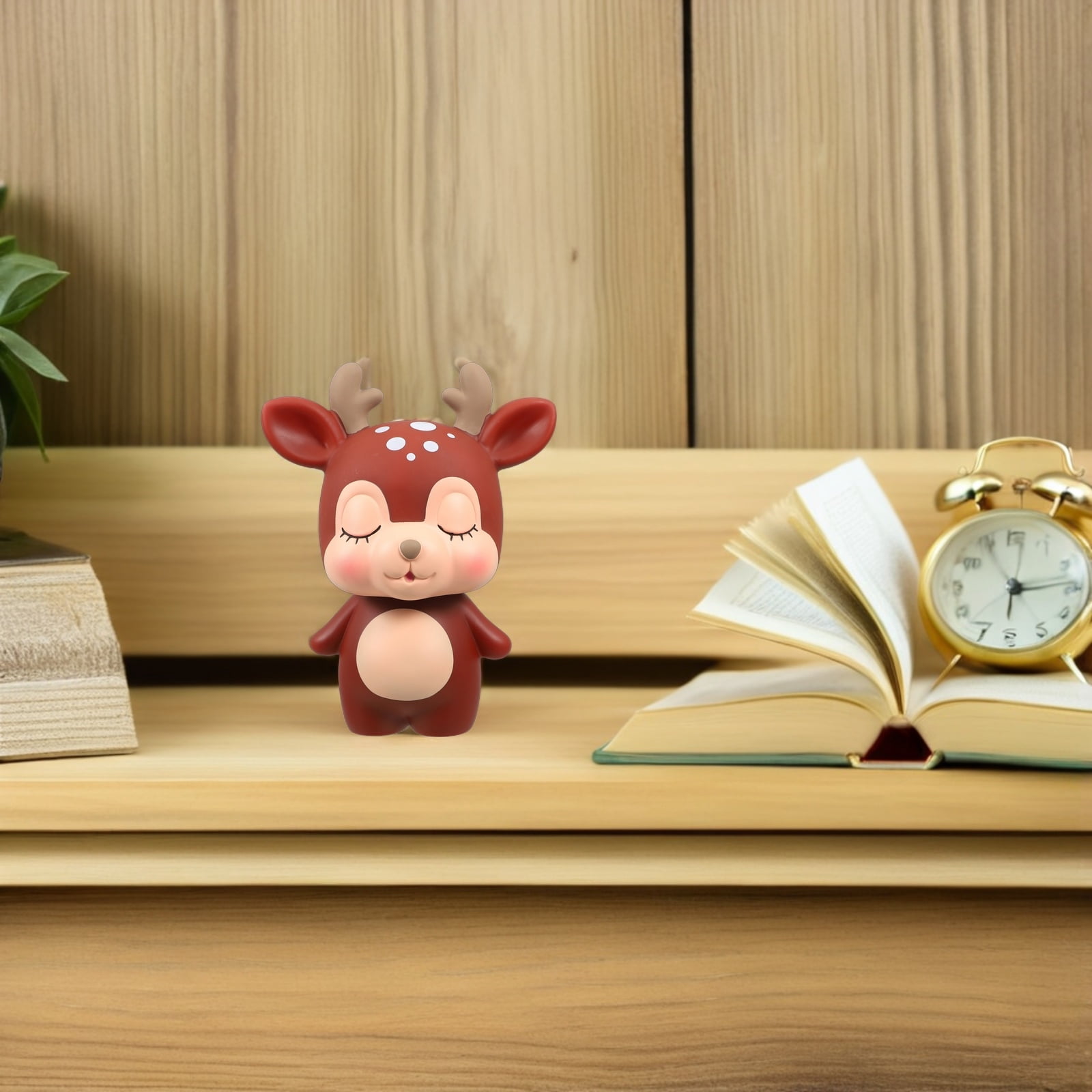 WHAMVOX Creative Deer Piggy Bank Cartoon Coin Bank Money Holder Saving ...