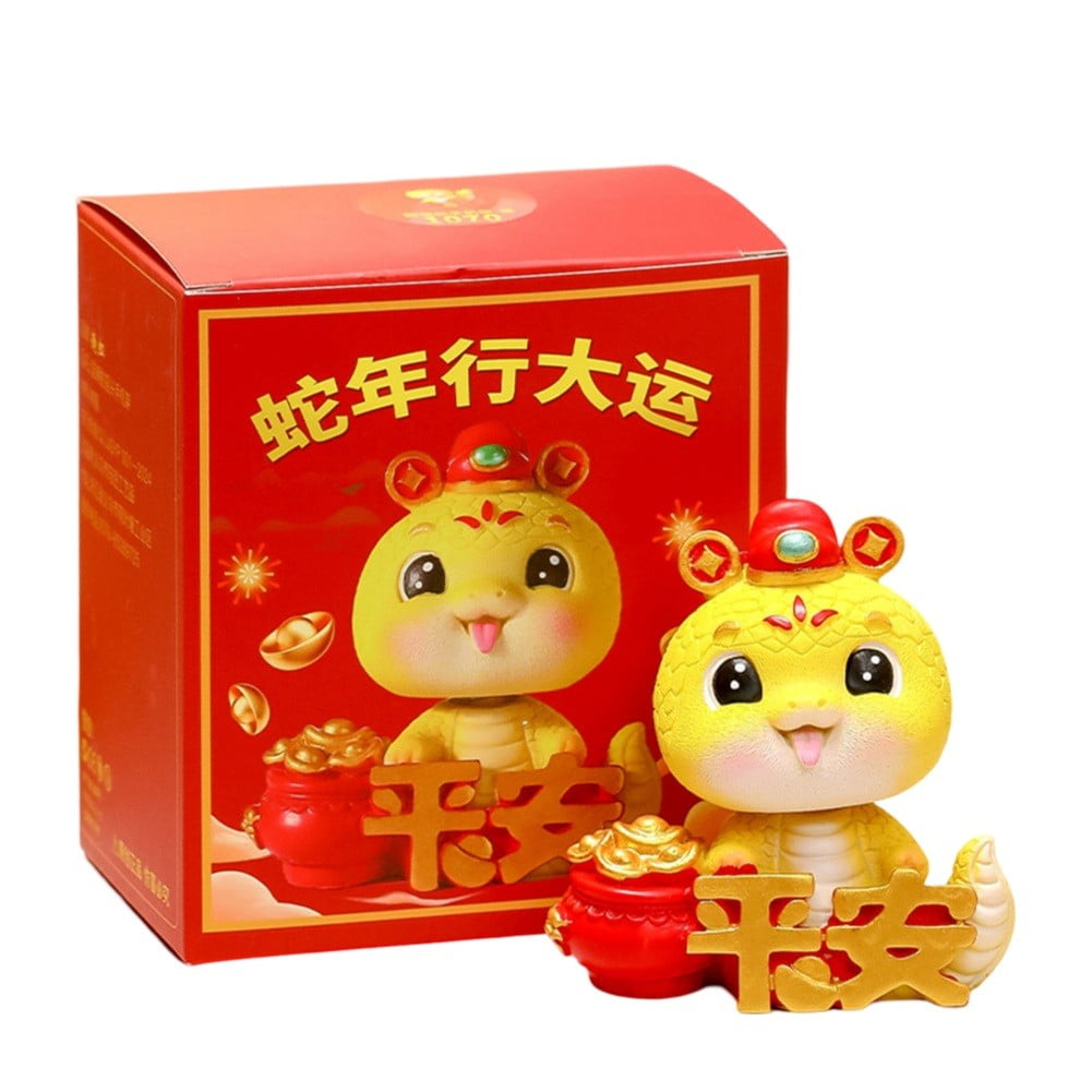 Miniature Resin Snake Figurine: Stylish Home Decor & Unique Present for ...