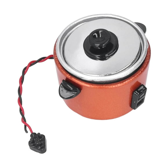 Miniature Rice Cooker Simulation Pretend Play Toy Doll Accessories ...
