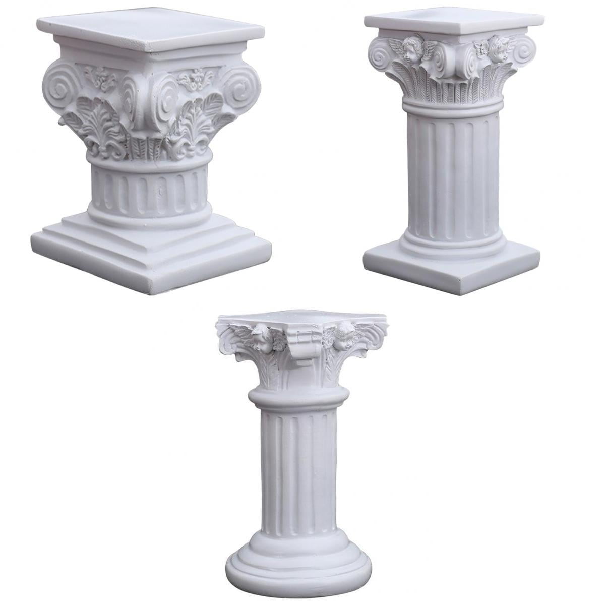 Miniature Roman Pillar Statue Pedestal Stand Dinning Decoration ...