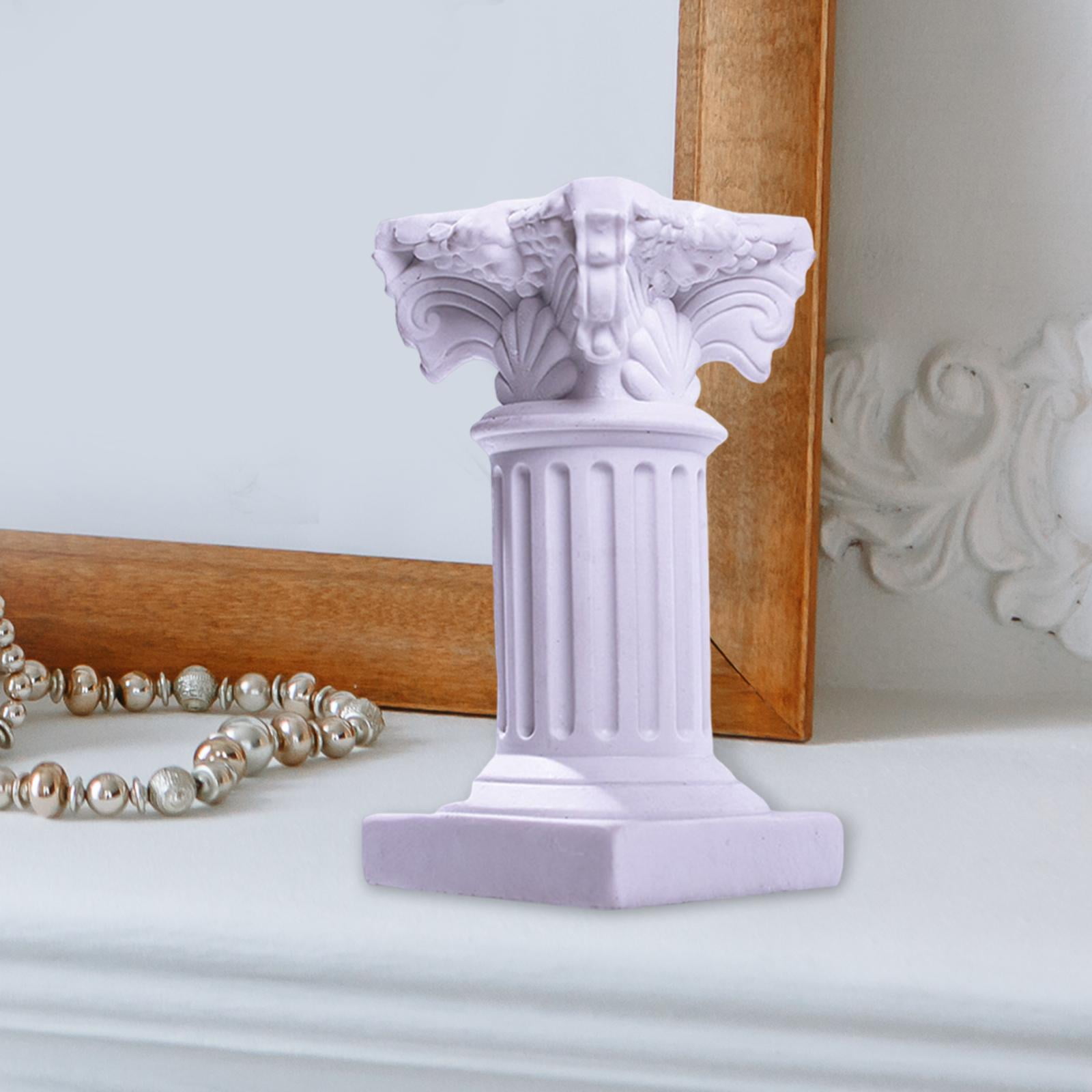 Miniature Roman Pillar Statue Pedestal Stand Holder Greek Column ...