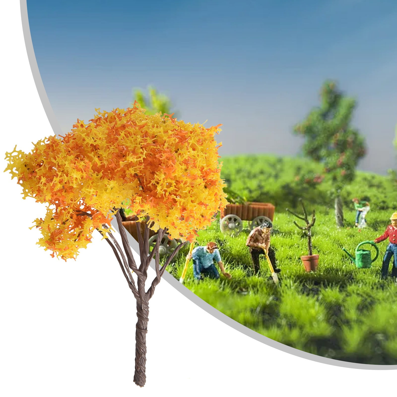 Miniature Sakura Tree Plants Fairy Garden Accessories Dollhouse ...