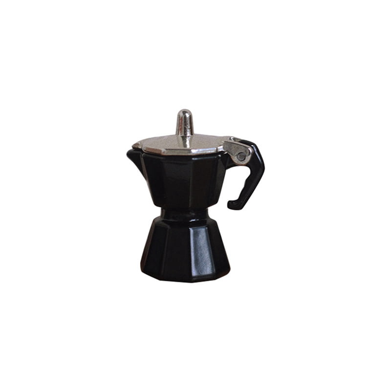 Miniature Scene Toy Simulation Mini Coffee Pot Doll House Coffee ...