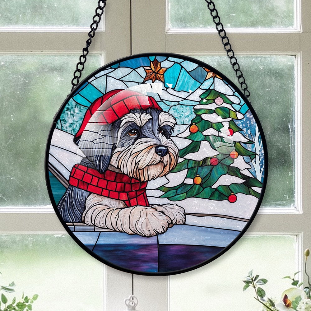 Miniature Schnauzer Christmas Tree Dog Ornament 2025 - Miniature ...