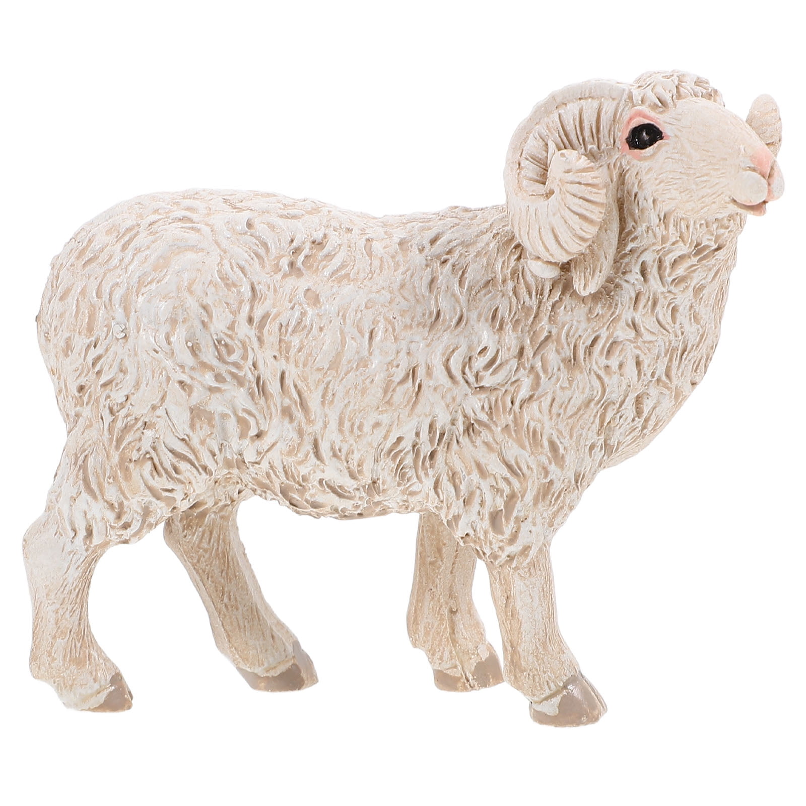 Miniature Sheep Figurine Lawn Statues Outdoor Sheep Decor Living Room ...