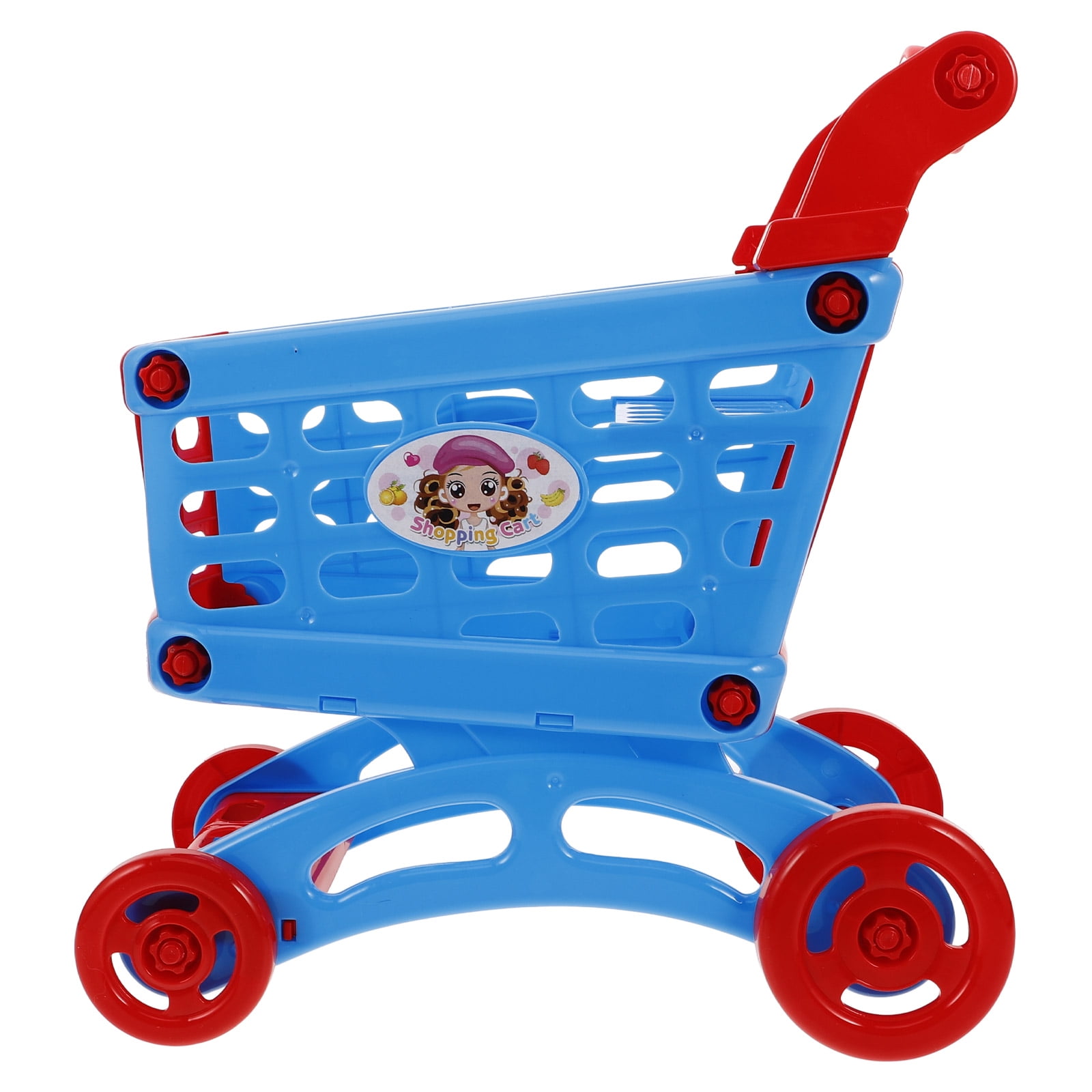 Miniature Shopping Cart Toy For Kids Pretend Play Grocery Shopping Cart ...