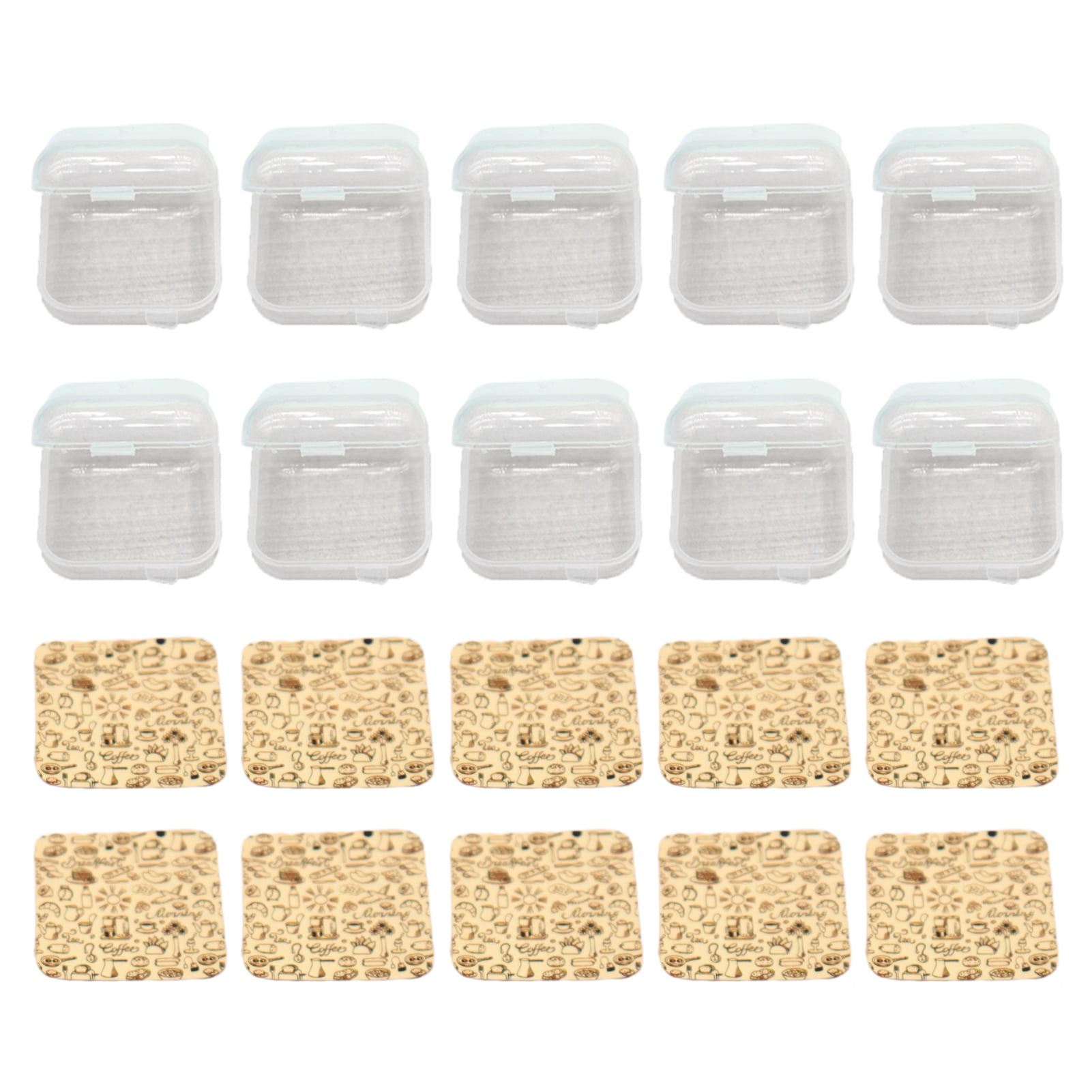 Miniature Snack Box Model Realistic Transparent Miniature Food Box ...