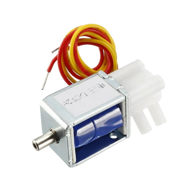 Miniature Solenoid Valve 2 Position 3 Way DC 12V 0.19A Water Air Solenoid Valve - Walmart.com