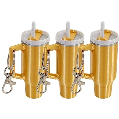 Miniature Stanley Tumbler Cup Replica Keychain - 3D Printed Desk ...