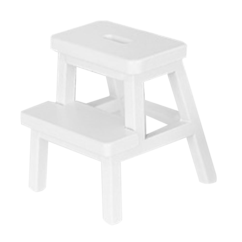 Dollhouse Miniature Wooden Step Stool Scene Ornament Model Furniture ...