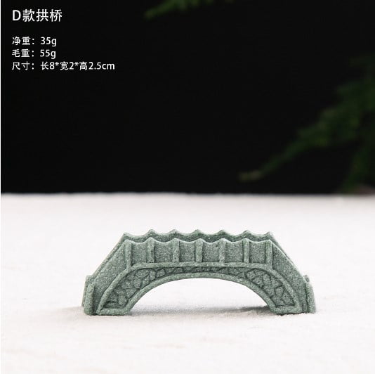 Miniature Stone Bridge Statue Vintage Stone Arch Bridge Zen Style ...