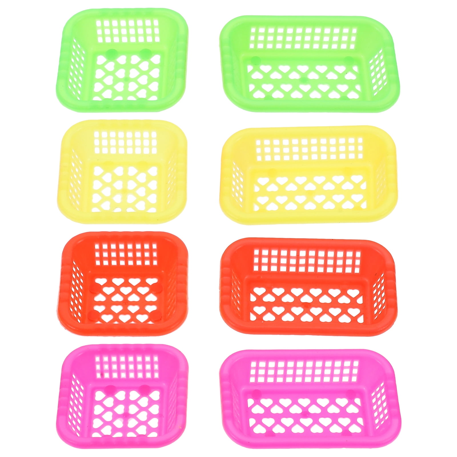 Miniature Storage Basket: 8pcs Baskets Tiny Container Bowls Kids Play ...