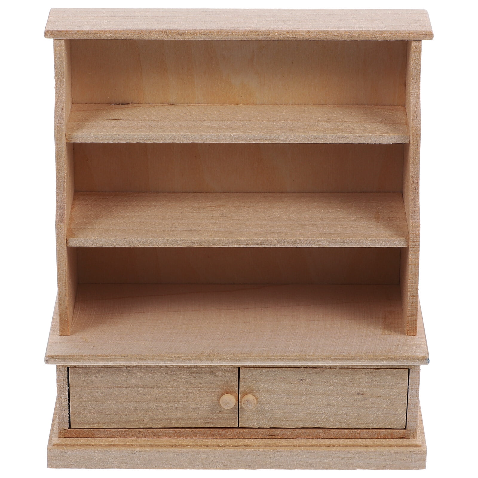 Miniature Storage Cupboard Bookshelf Mini Kitchen Cabinet Mini House ...