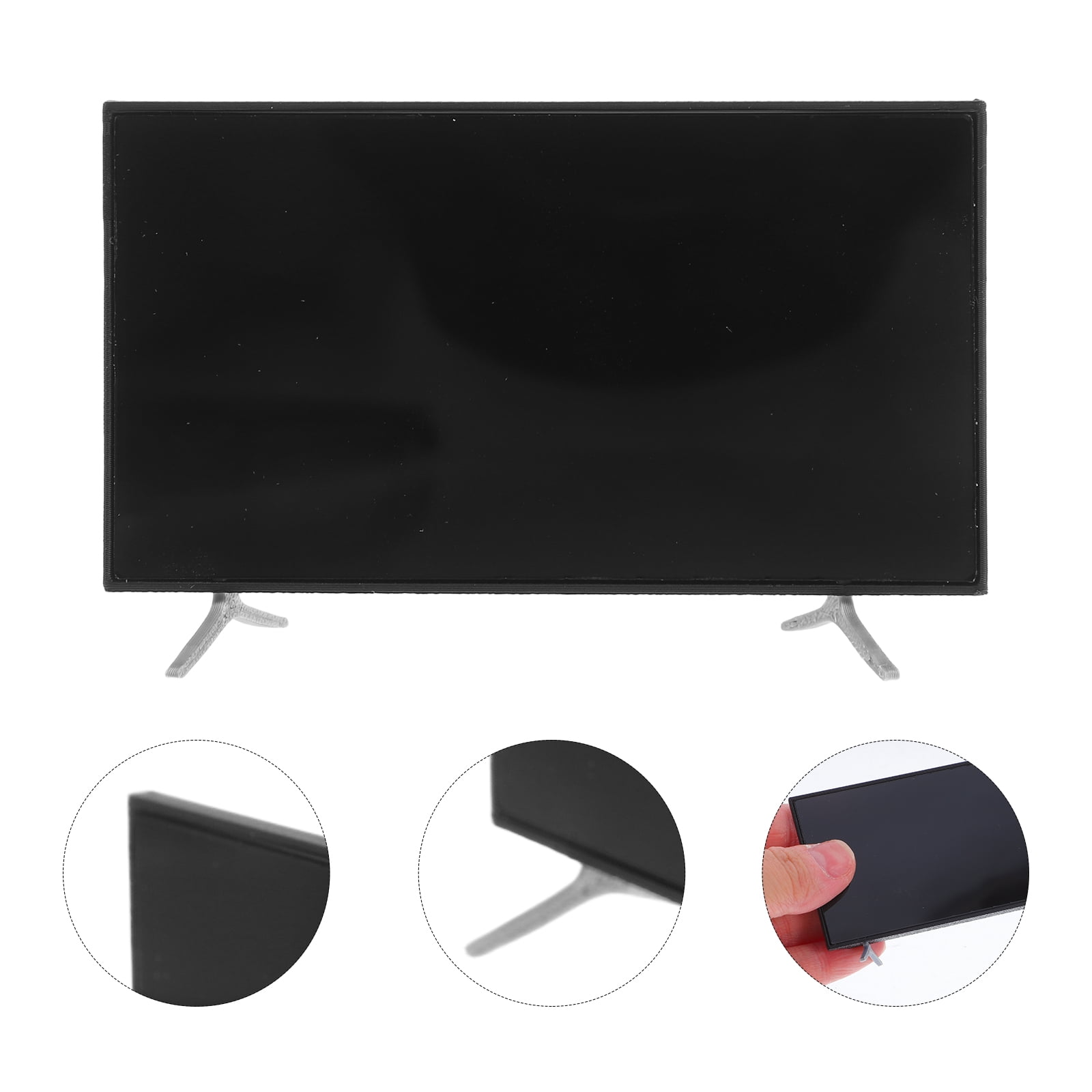 Miniature Stuff,Mini Dollhouse Decor Realistic Miniature TV Monitor ...