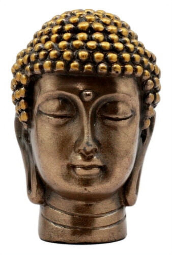 Miniature Talisman Buddha Gautama Head Figurine 2"Tall Eastern ...