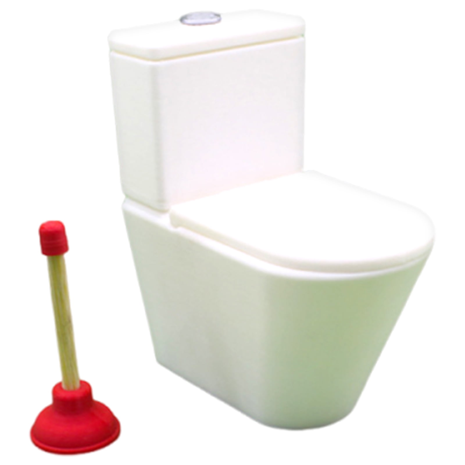 Miniature Toilet Drainer Model Figure Set For 1/12 Bathroom Scene ...