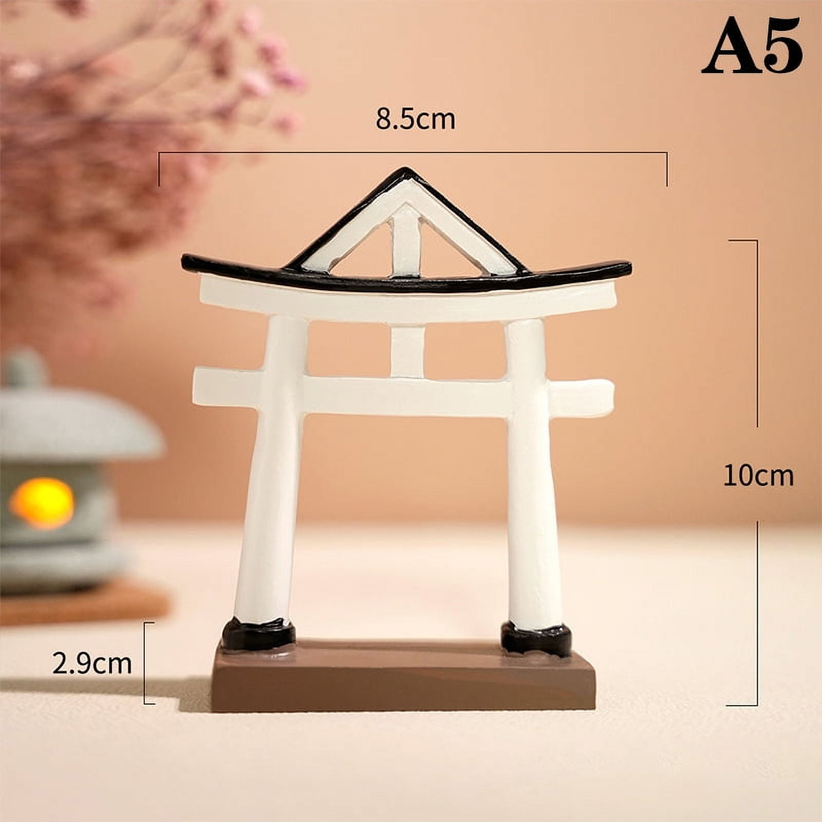Miniature Torii Gate Japanese Shinto Temple Asian Architectural Model ...