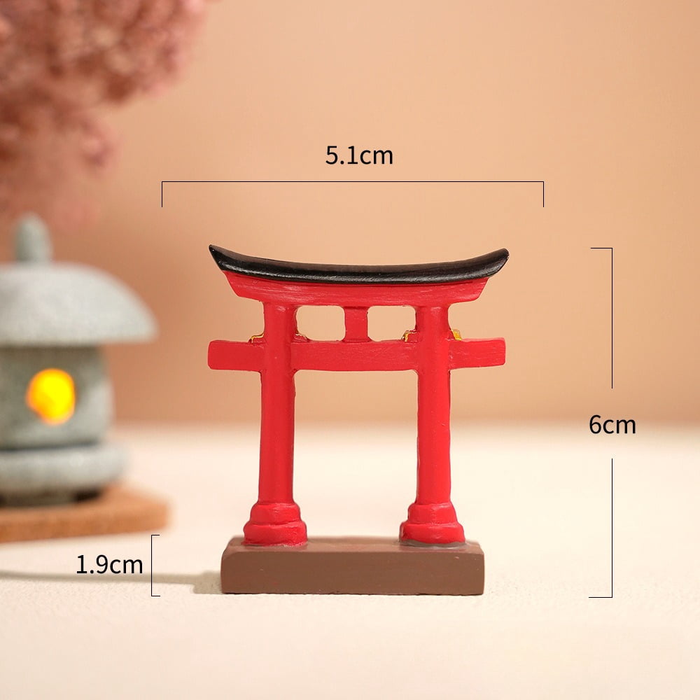 Miniature Torii Gate Japanese Shinto Temple Garden Asian Architectural ...