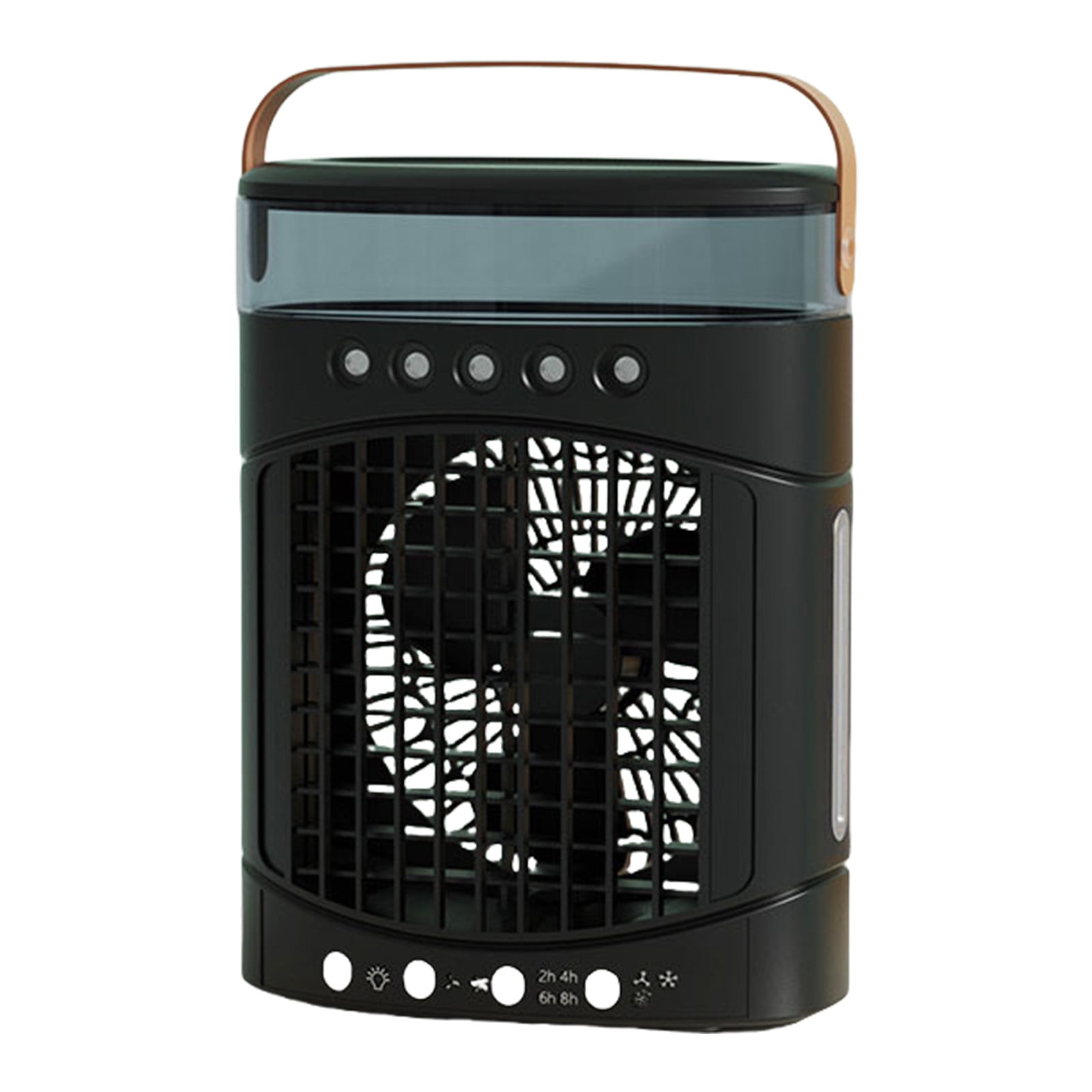 Miniature Tower Fan with Misting 3 Speed Setting 600ml Capacity ...