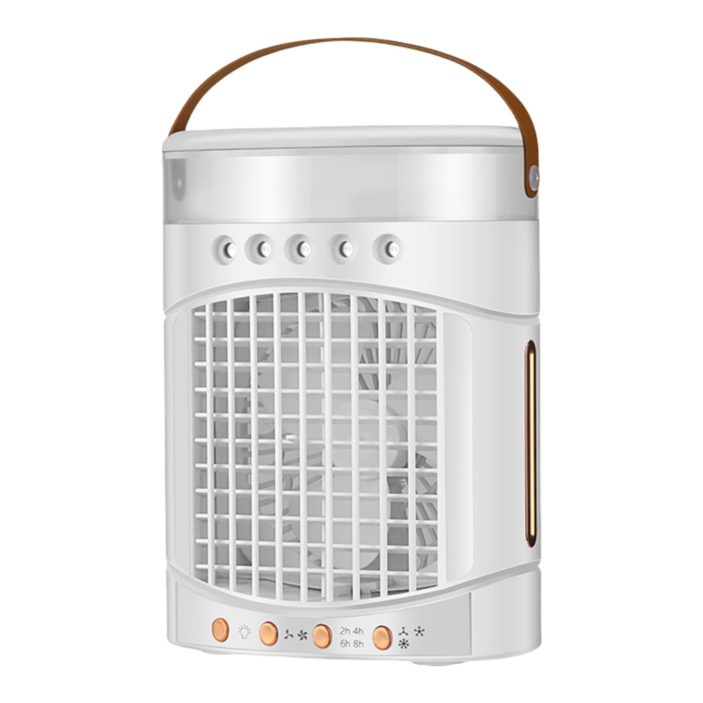 Miniature Tower Fan with Misting 3 Speed Setting 600ml Capacity ...