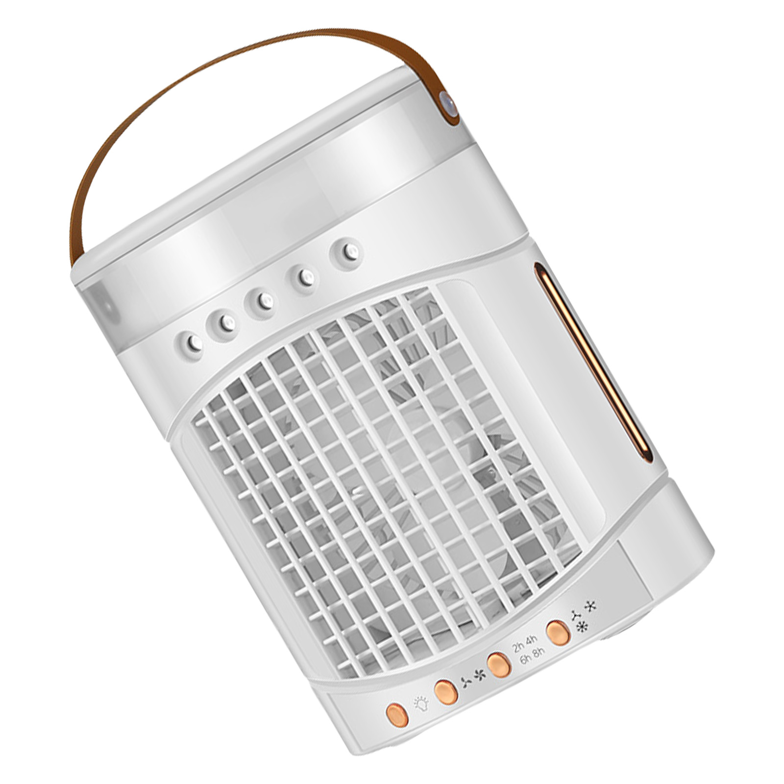 Miniature Tower Fan with Misting 3 Speed Setting 600ml Capacity ...