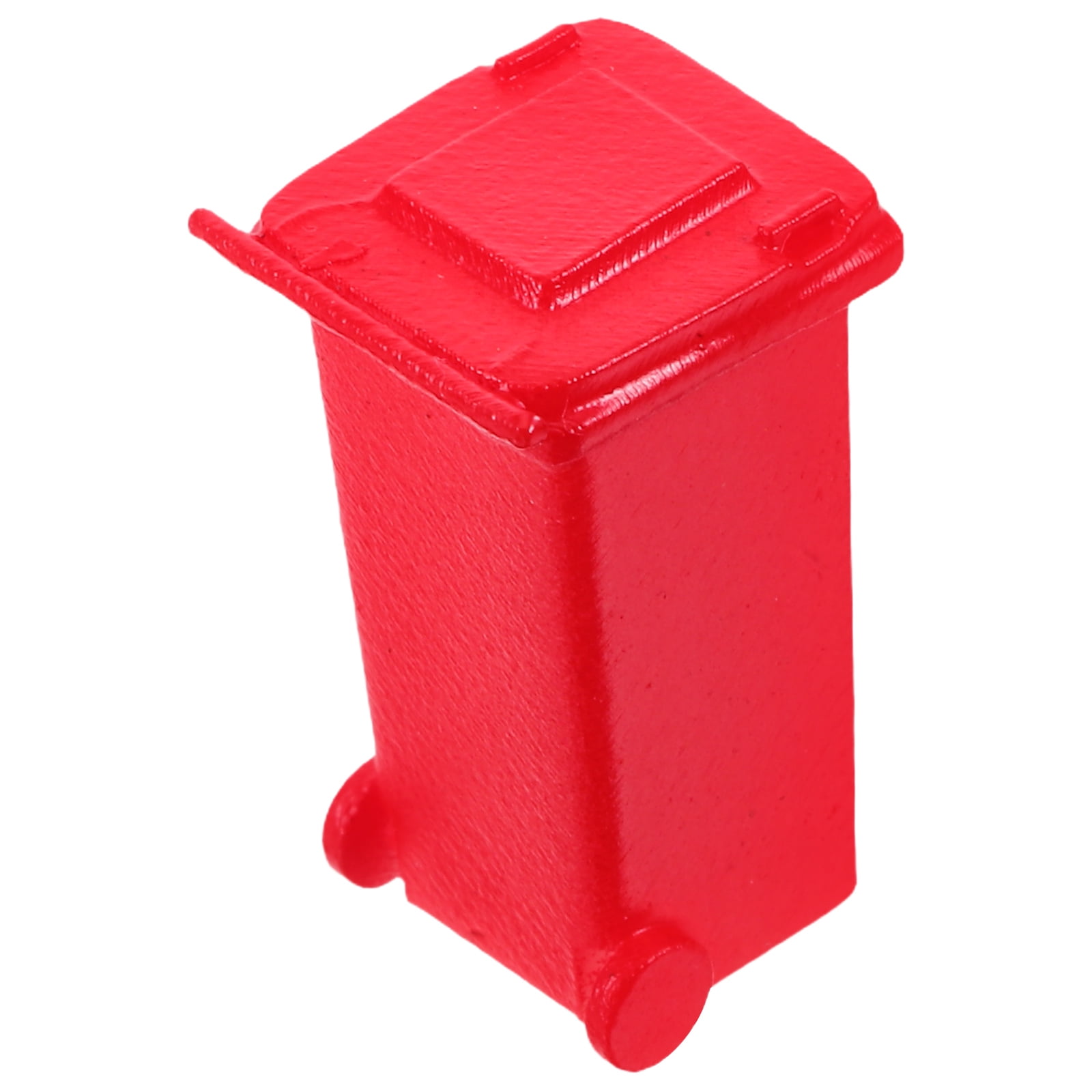 Miniature Trash Can Dollhouse Curbside Recycle Bins with Lid Novelty ...
