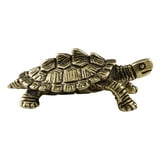 Miniature Turtle Figurine Tortoise, Metal Fairy Garden Collectible ...