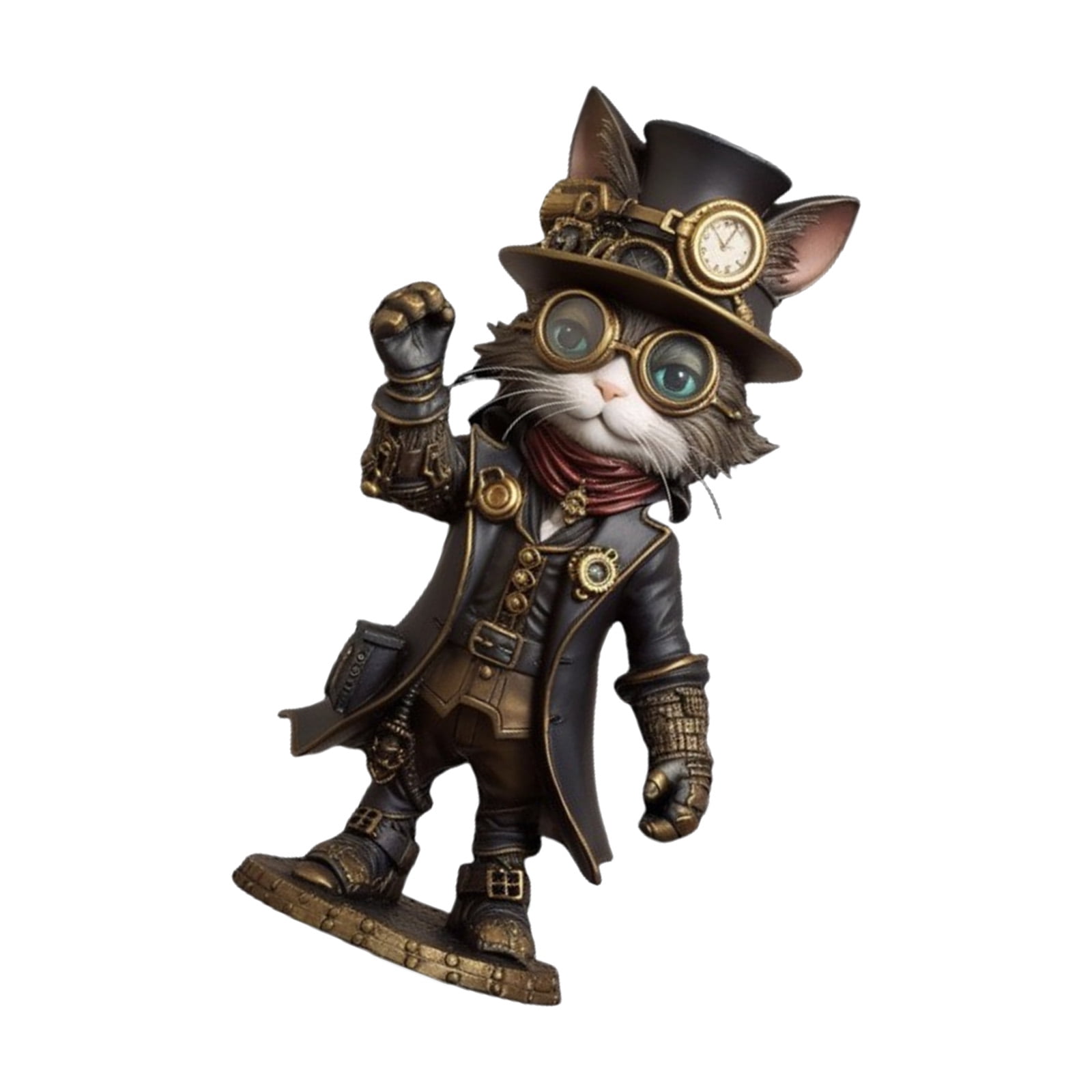 Miniature Victorian Inventor Cats Figure Ornament Handcrafted Resins ...